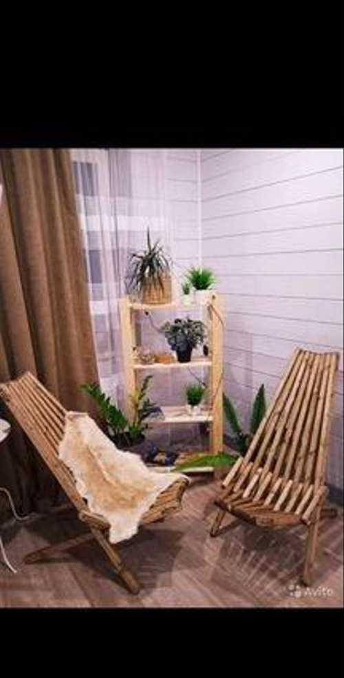Шезлонг Кентукки кресло садовое деревянное