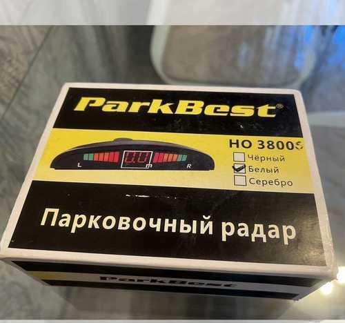 Парковочный радар (парктроник) белый HO 3800S