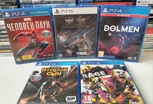 PS4 Dolmen/ Rage/ PS5 Nioh/ InFamous/ Человек Паук