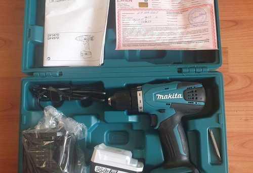 Дрель шуруповерт makita DF347DWE