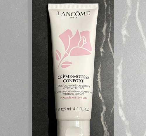 Lancome creme-mousse confort, очищающая пенка