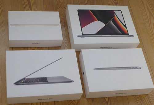 Коробки от MacBook Air 13, Pro 13,14, iPad Air