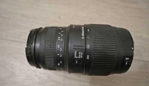 Объектив sigma для Canon 75-300mm