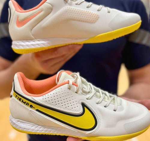 Футзалки Nike Tiempo Legend 9 YellowRed Sole