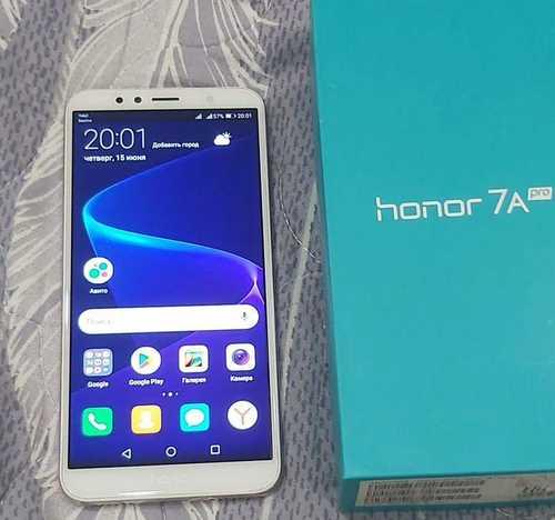 HONOR 7A Pro, 2/16 ГБ