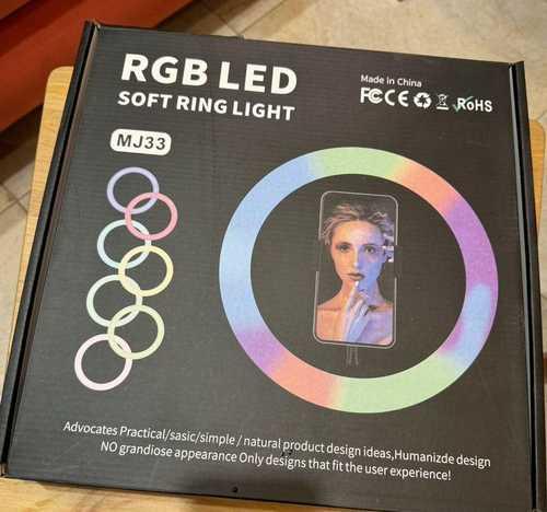 Кольцевая лампа Rgb LED mj33