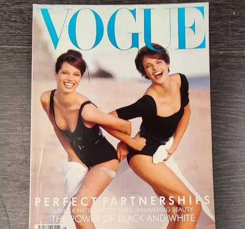 Журнал Vogue Май 1990 винтаж