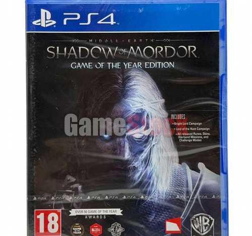 PS4 Shadow of Mordor Game of the Year Edition (Новый, Русские субтитры, cusa-02152)