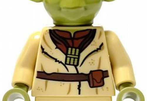 Минифигурка Lego Yoda - Olive Green, Belt, Light