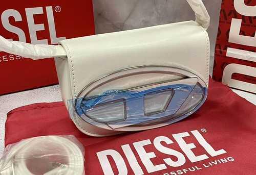 Сумка женская Diesel плечо белая