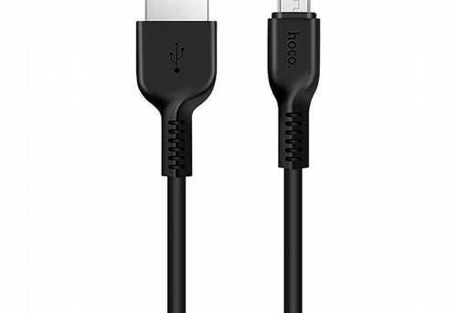 Кабель Hoco X13 microUSB 2.4A 1 метр черный KAB10