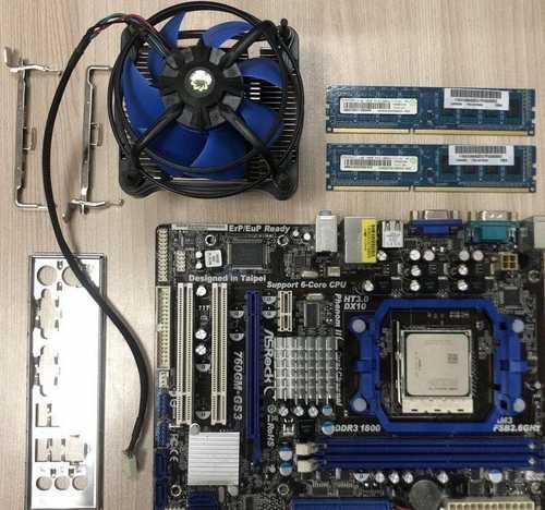 Сборка мп ASRock 760GM-GS3 + Athlon II X2 240 +4Gb