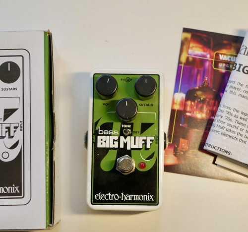 Electro harmonix bass big muff педаль фузз