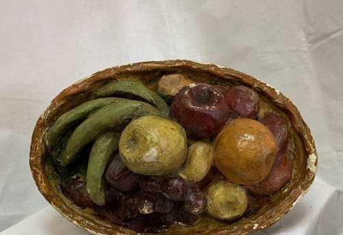 Корзина с фруктами Папье-маше Натюрморт