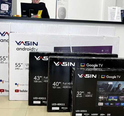 Телевизор Yasin Smart TV (32,40,43,50,55,65)