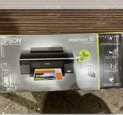 Новый принтер Epson workforce 30