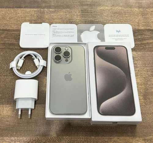 iPhone 15 Pro Natural Titanium 256gb e sim