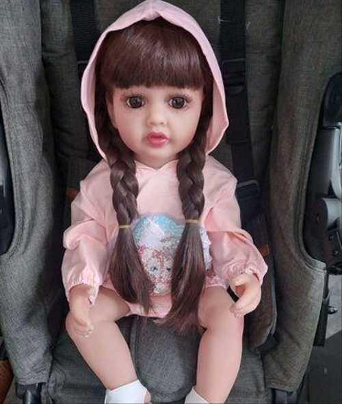 Кукла Реборн 55см, силиконовая