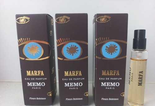 Memo marfa 5 мл парфюмерная вода