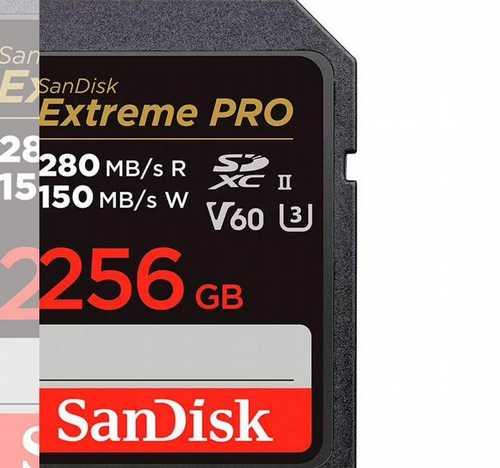 Карта памяти SanDisk sdxc 256GB Extreme PRO UHS-II