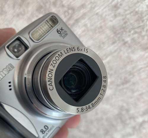 Фотоаппарат Canon powershot A720 IS отлич.сост