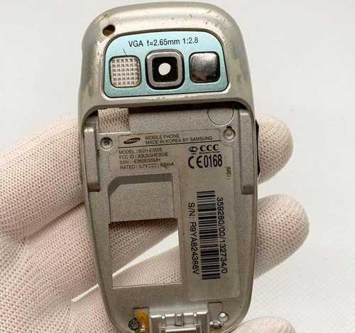 Samsung SGH-E350E. Задняя часть корпуса. Ориг