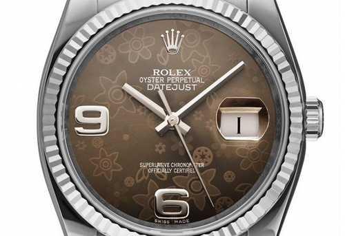 Швейцарские часы Rolex Datejust 36mm Steel and Whi