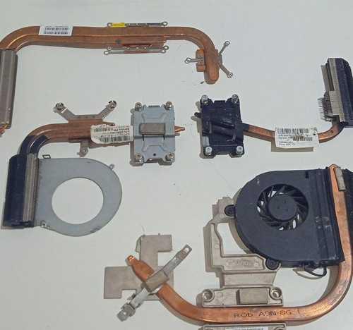 Системы охлаждения для разных моделей ноутбуков