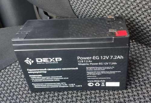 Аккумулятор ибп dexp Power EG 12v 7.2Ah