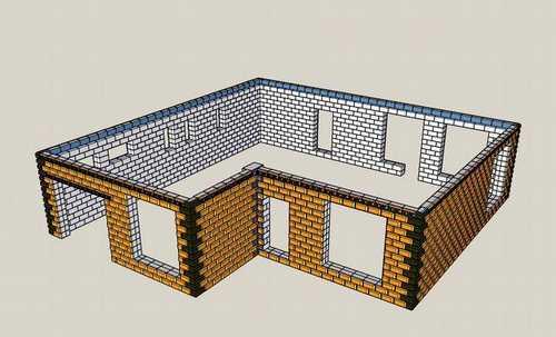 Теплоблок EcoTerm на дом 12,38x12,38 м