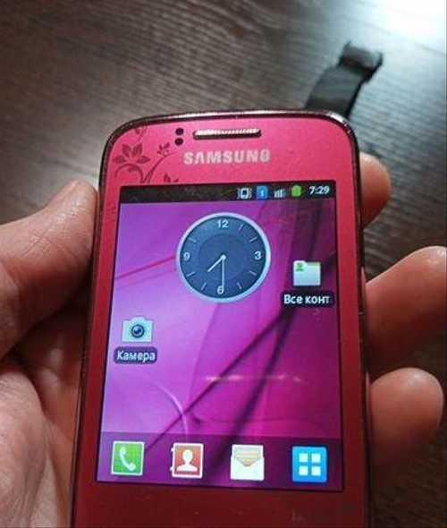 Samsung S6102 Galaxy Y Duos La Fleur (розовый)