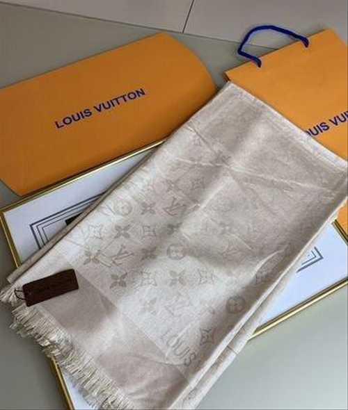 Палантин бежевый Louis Vuitton 180/70 (6 цветов)