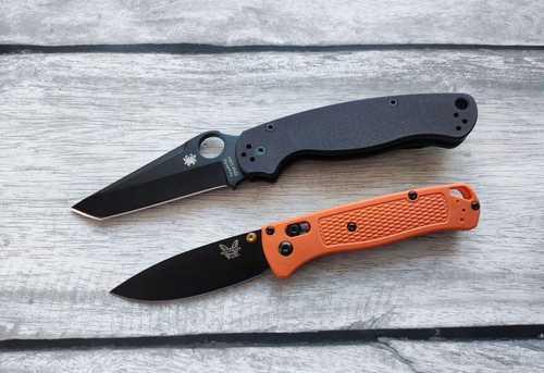 Комплект складных ножей Spyderco Tanto и Benchmade