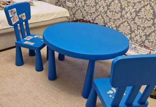 Стол со стульями IKEA детский