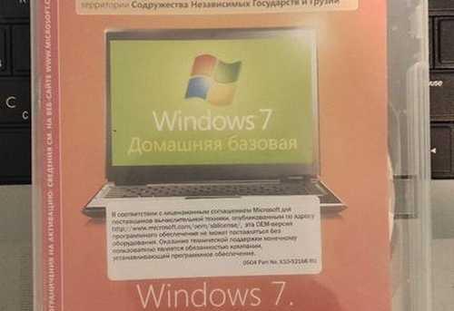 Диск Windows 7 x64 с ключом активации