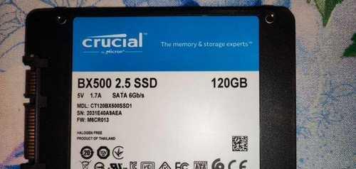 Crucial 2.5 SSD 120 gb