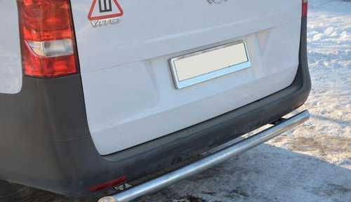 Защита заднего бампера Mercedes-Benz vito 2014