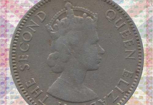 50 центов 1954 Британская Восточная Африка