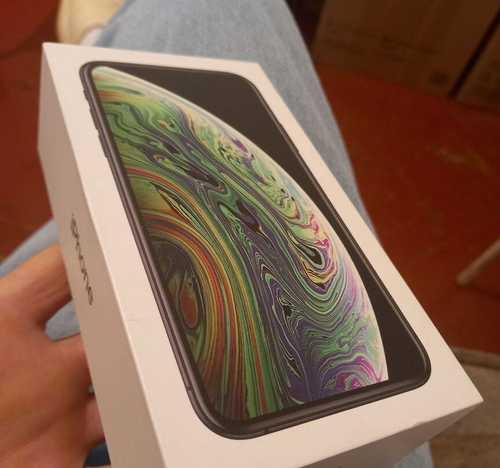 Коробка от iPhone xs space gray 64gb