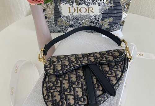 Сумка женская Dior Saddle Oblique mini