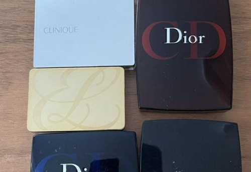 Румяна; тени dior; clinique оригинал