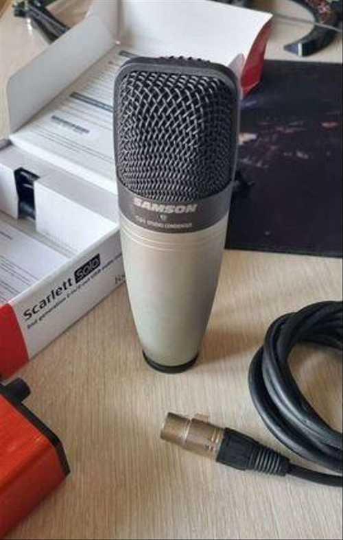 Микрофон студийный Samson c01