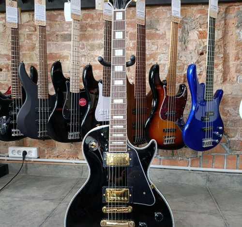 Burny RLC60 BLK Электрогитара форма Les Paul