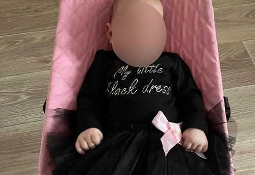 Первое черное платье на малышку