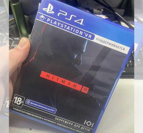 Диски на ps4 hitman 3