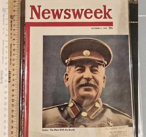 Редчайший архивный журнал Newsweek от 03/10/1949г