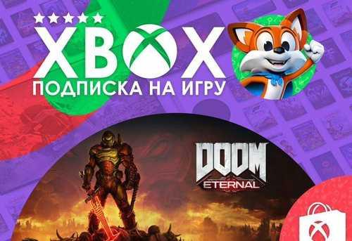 Подписка для Xbox на игру Doom Eternal