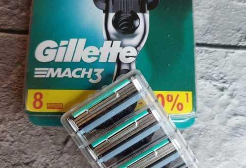 Лезвия для бритья gillette mach 3