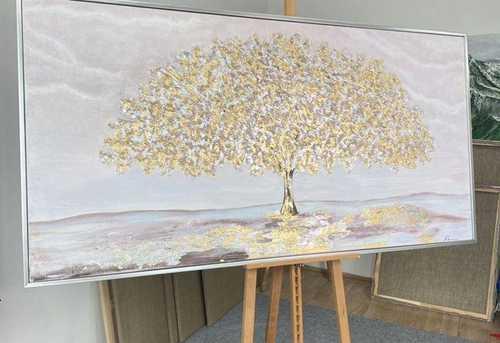 Картина на холсте "Дерево обьемное"