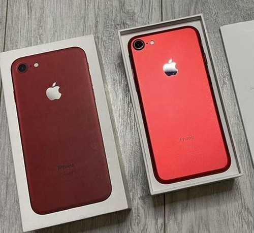 iPhone 7 128gb Product Red, 100 аккумулятор